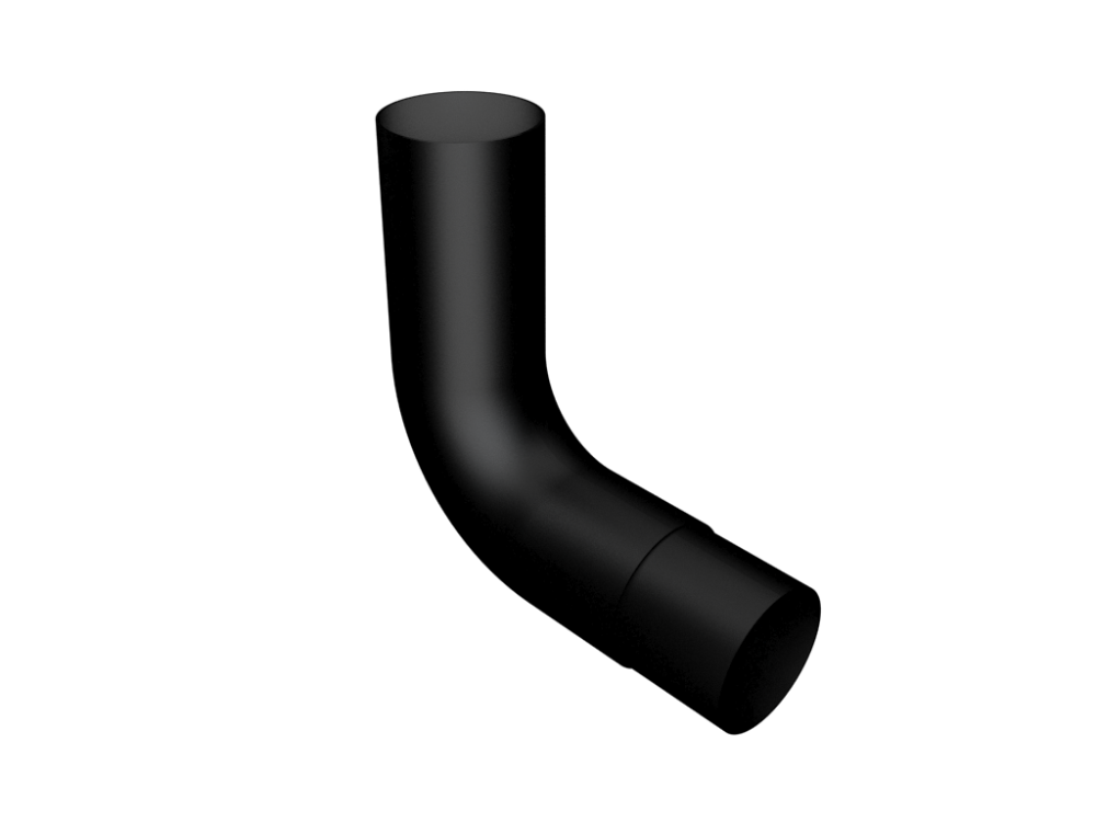 76mm Dia Flush Joint Bend 92.5° - Aluminium Superstore